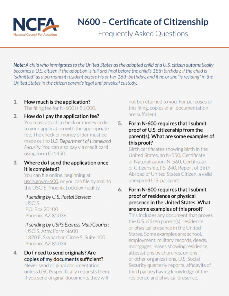 Why a Certificate of Citizenship is so important for adopted persons ...